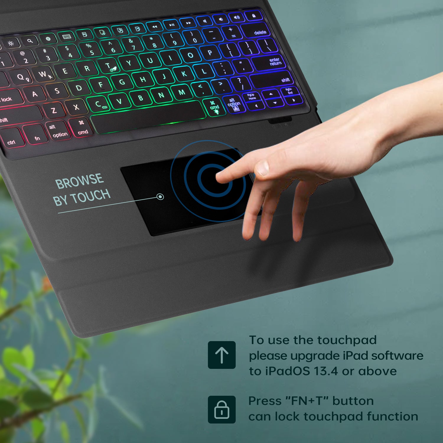 iPad 11" inch keyboard case with trackpad 2021/2022 – iXTRA