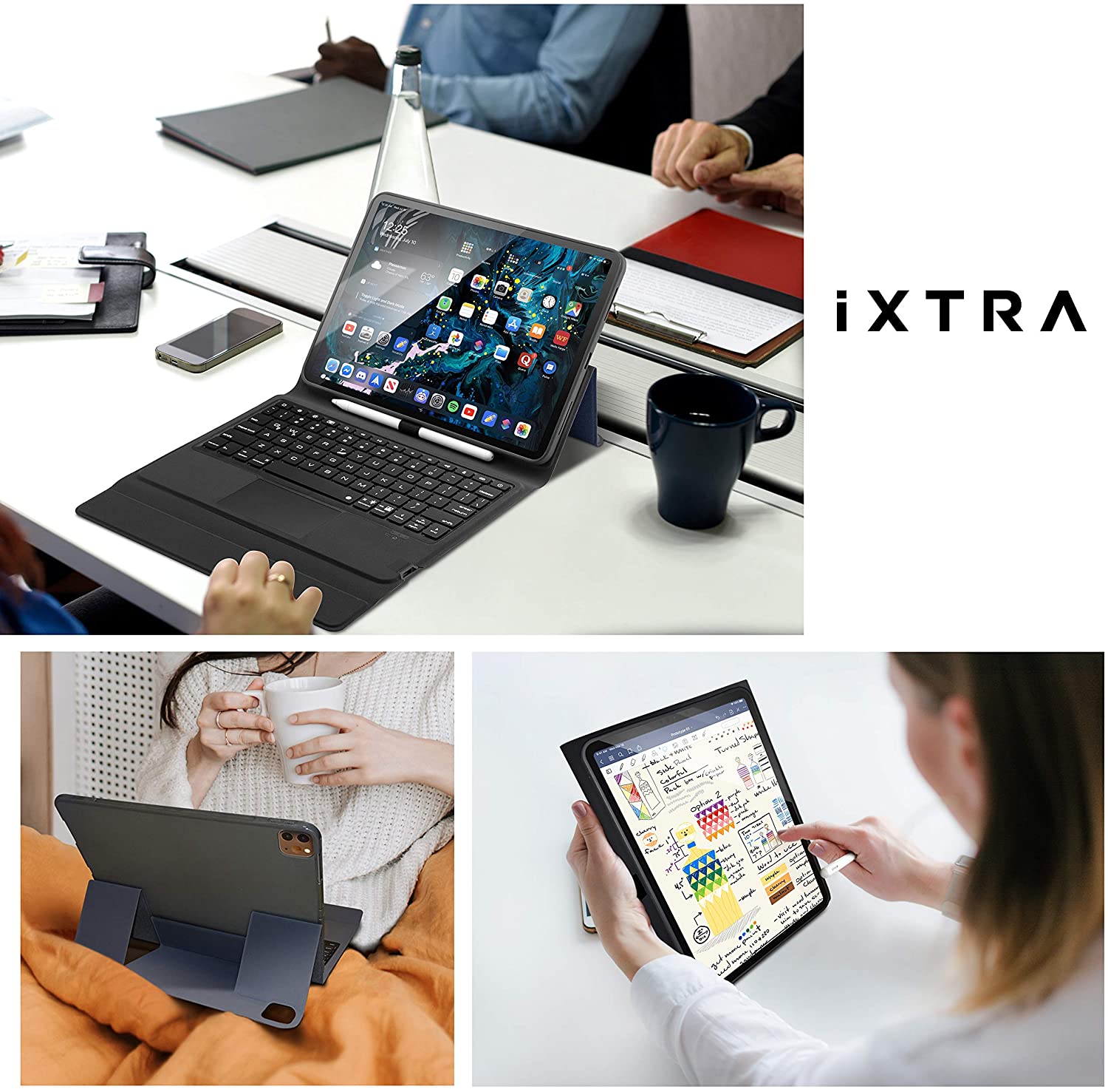 iPad 11" inch keyboard case with trackpad 2021/2022 – iXTRA
